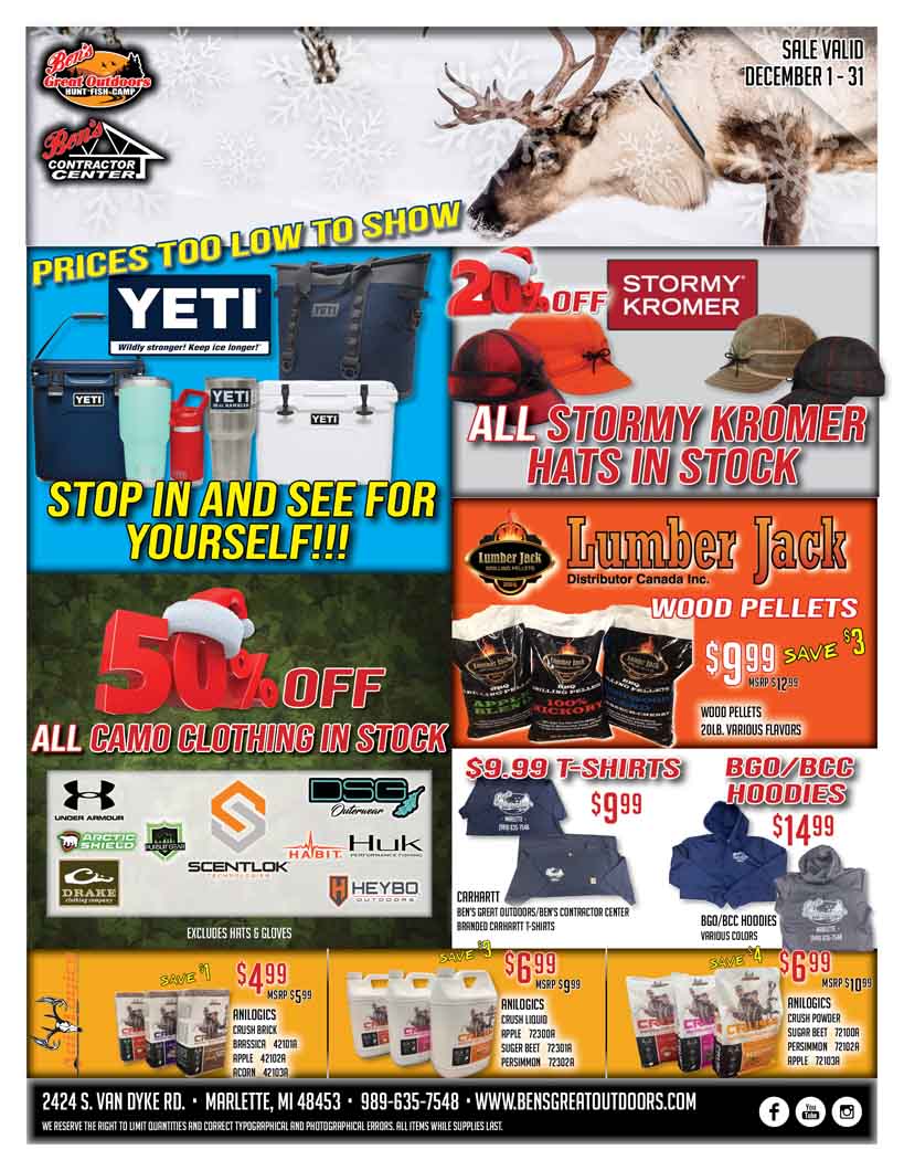 Weekly Ad | Ben's Great Outdoors