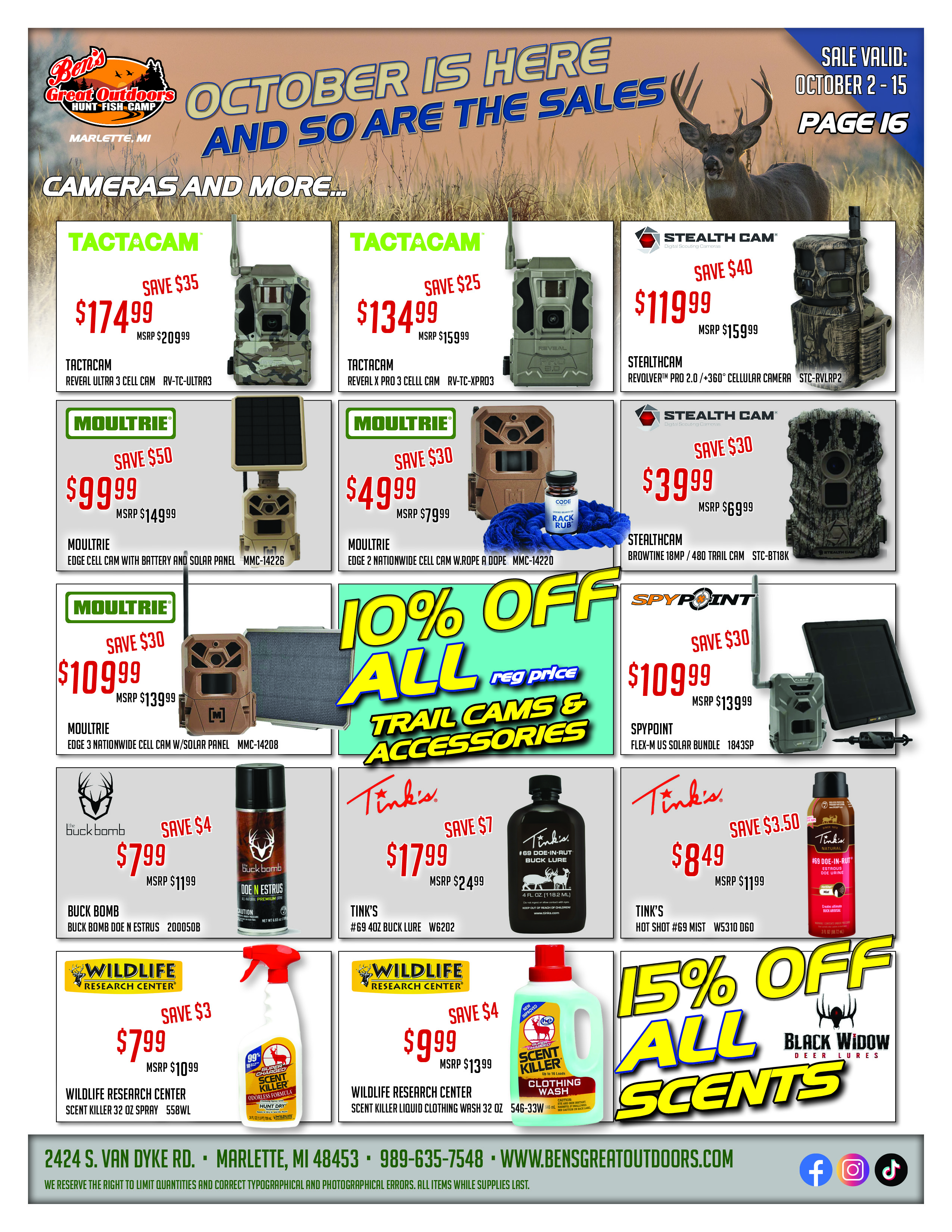 BGO Weekly Ad | Ben's Great Outdoors
