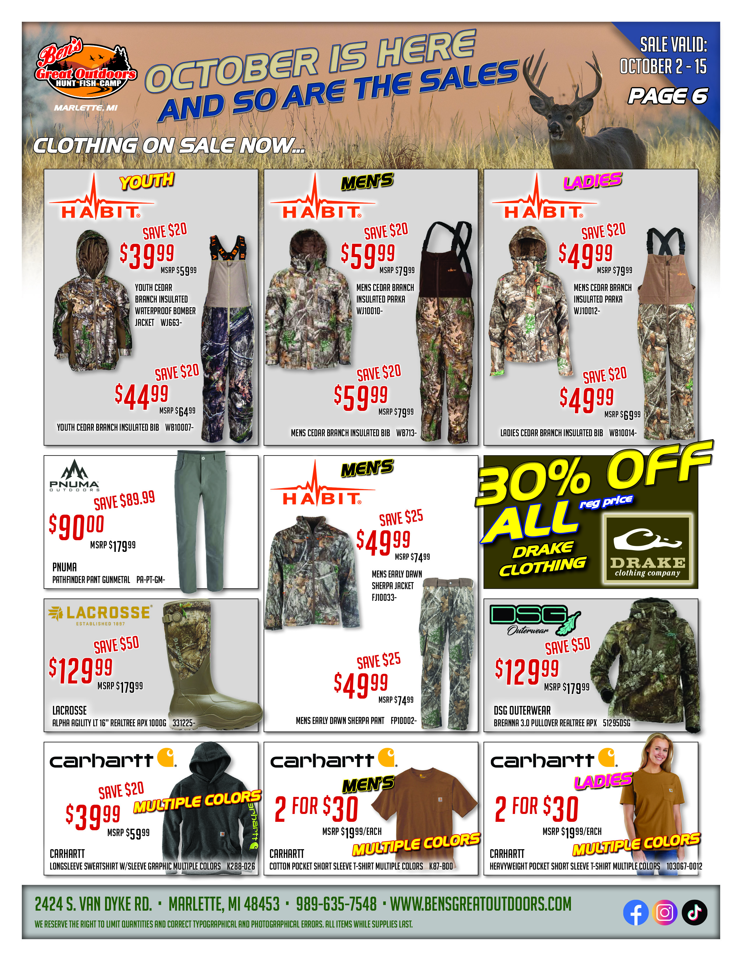 BGO Weekly Ad | Ben's Great Outdoors