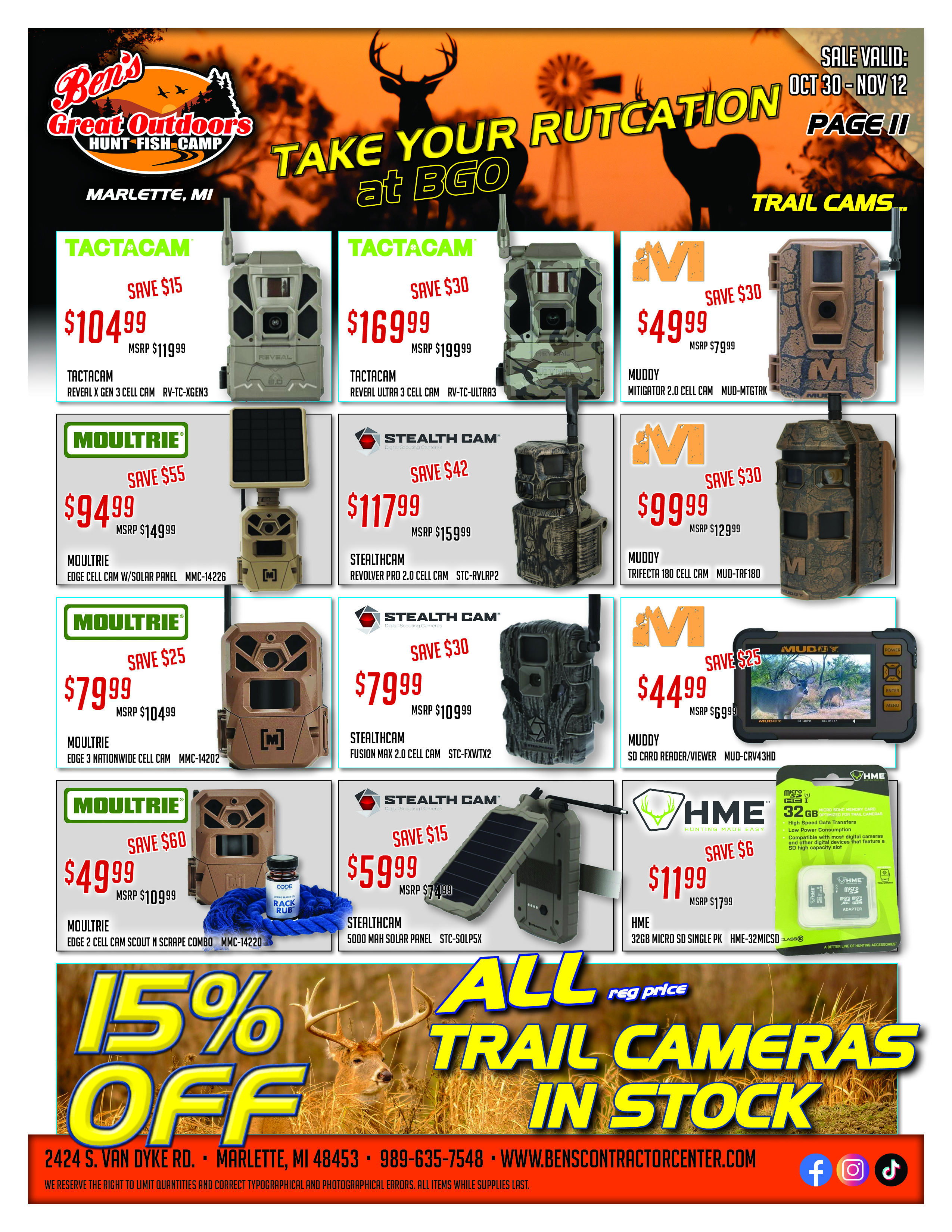 BGO Weekly Ad | Ben's Great Outdoors