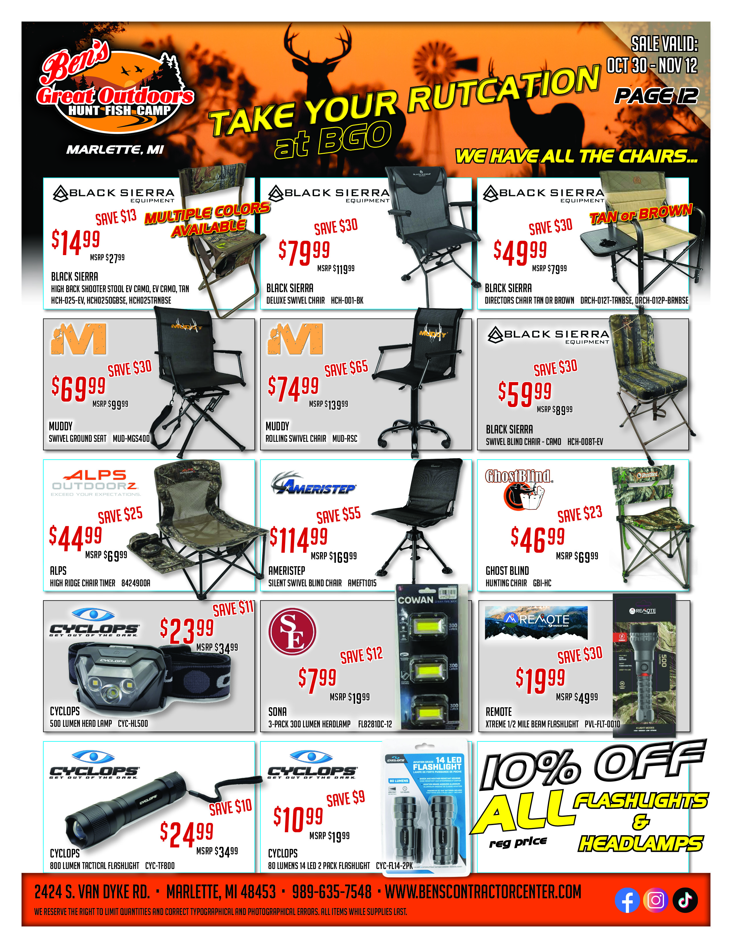 BGO Weekly Ad | Ben's Great Outdoors