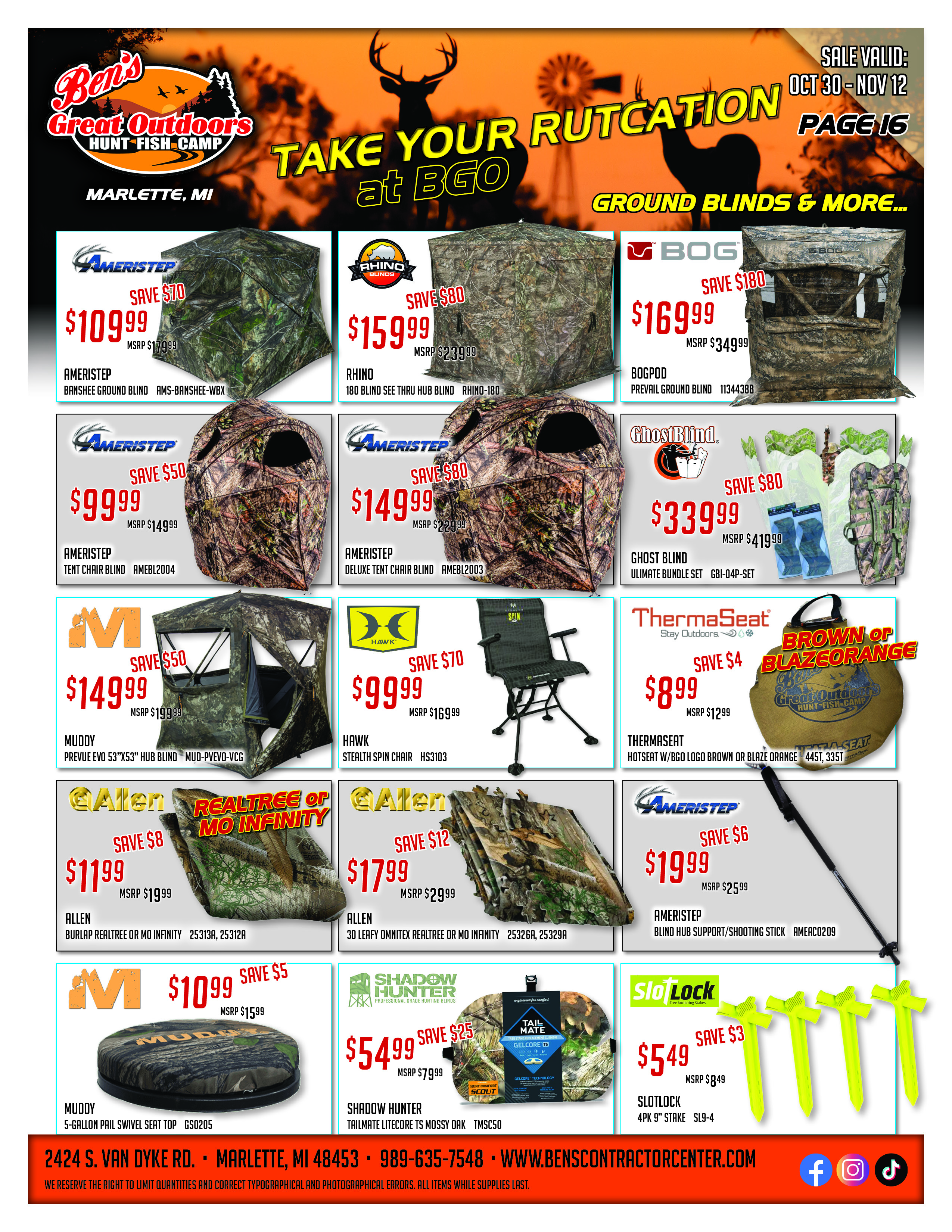 BGO Weekly Ad | Ben's Great Outdoors