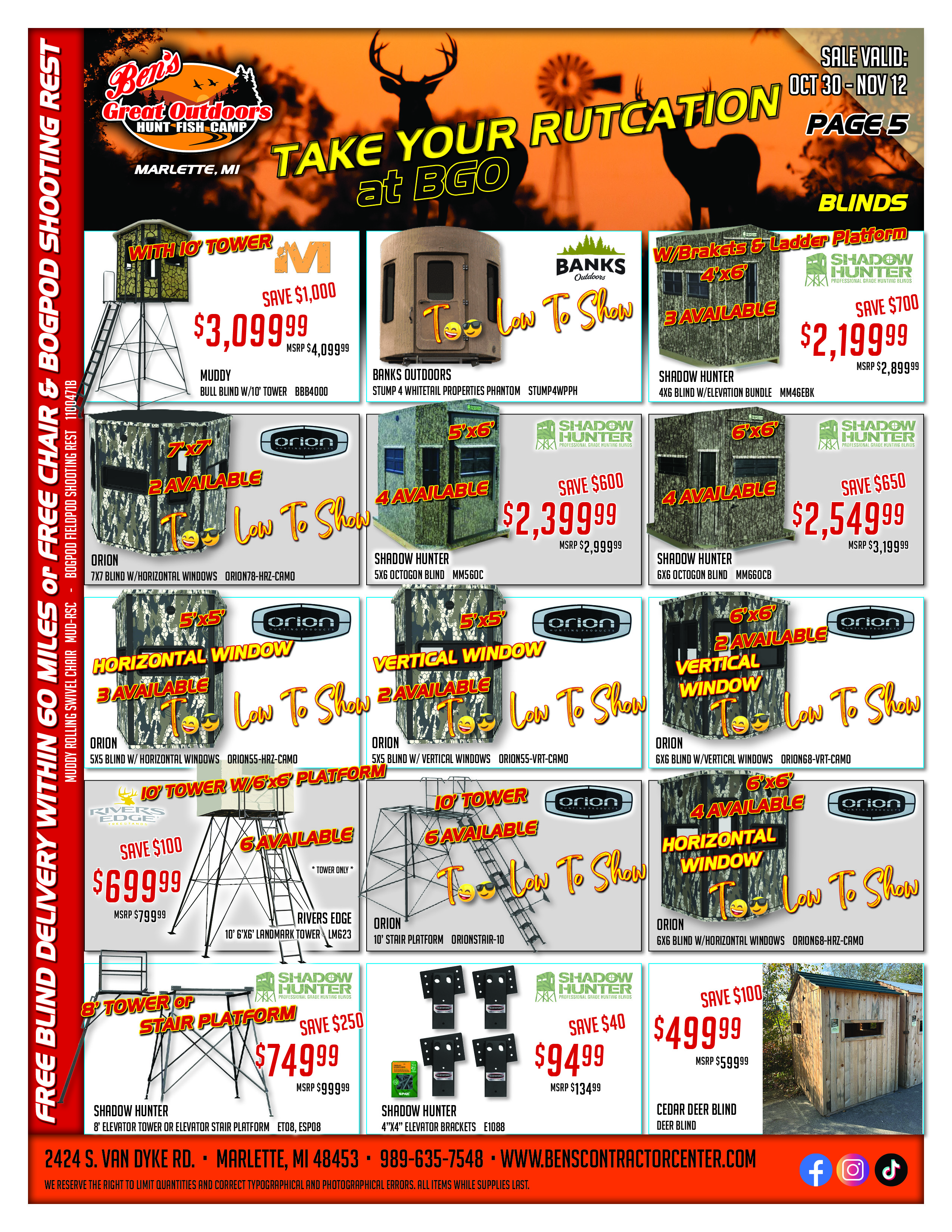 BGO Weekly Ad | Ben's Great Outdoors