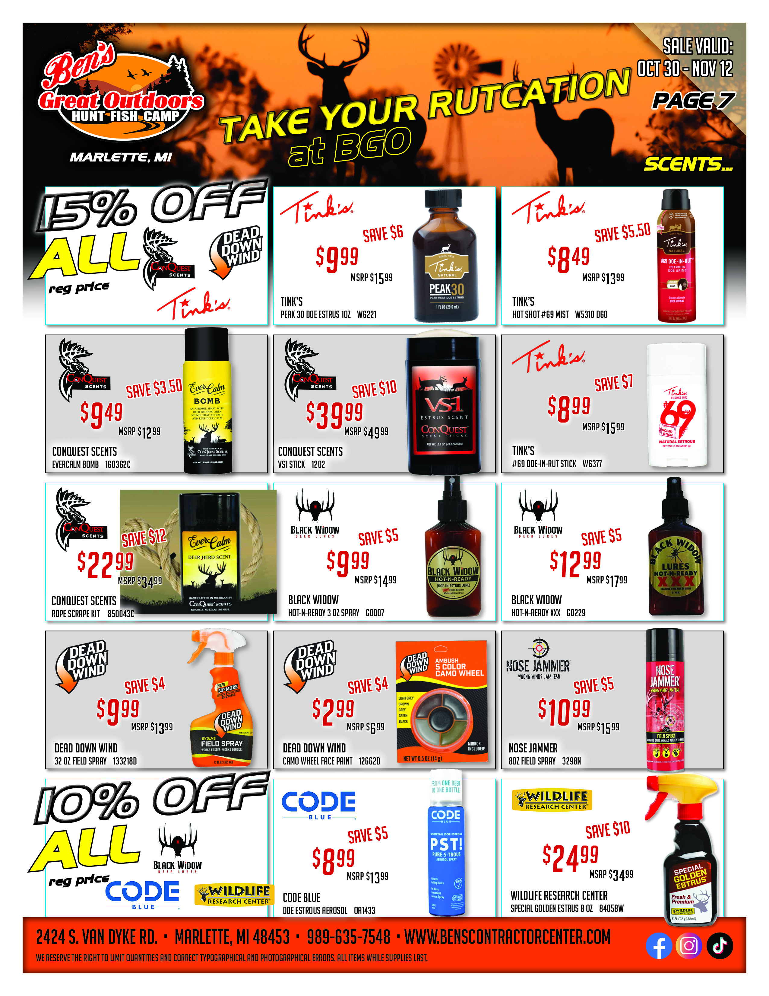 BGO Weekly Ad | Ben's Great Outdoors