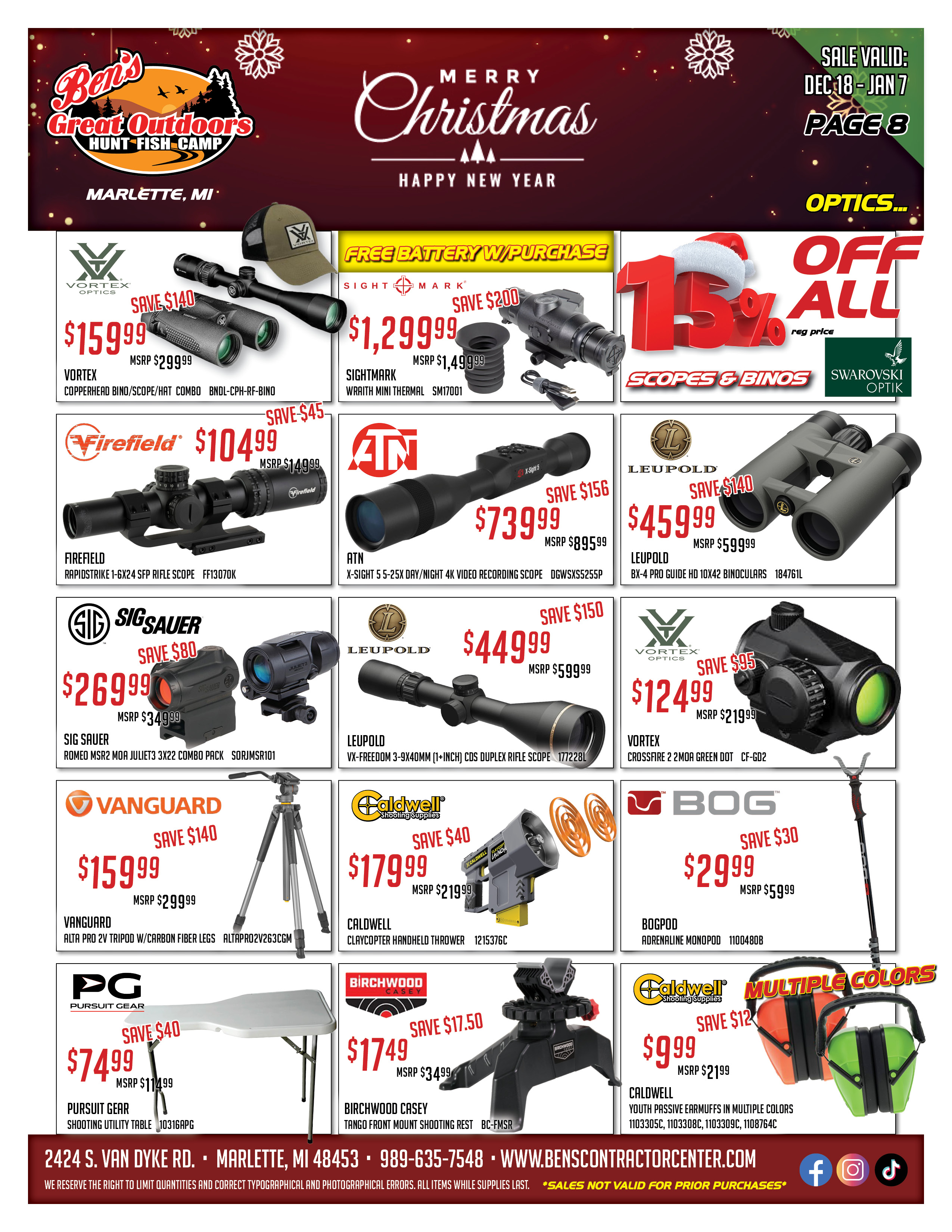 BGO Weekly Ad | Ben's Great Outdoors